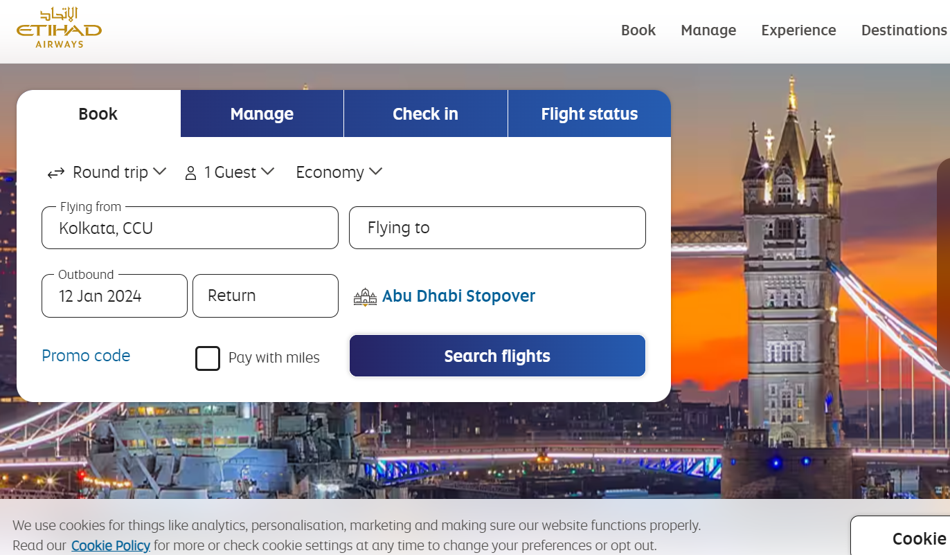 Etihad Airways' Website Review: The Ultimate Guide to Booking Flights ...